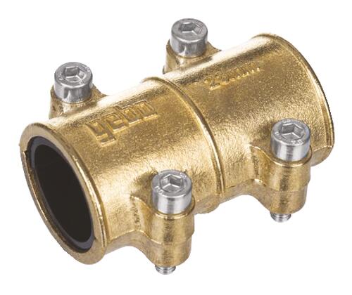 Collier de réparation en laiton pour tube cuivre ø14 - gebobrass 101516002