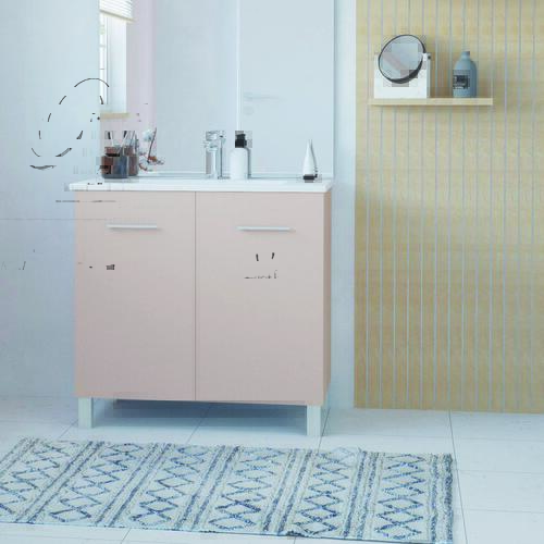 Caisson sur pieds rose poudré new york 80cm - bathroom therapy 401511594
