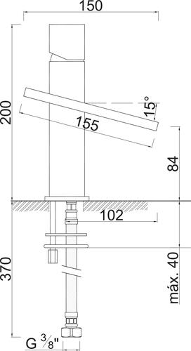 Mitigeur de lavabo ori'o c3 501016006